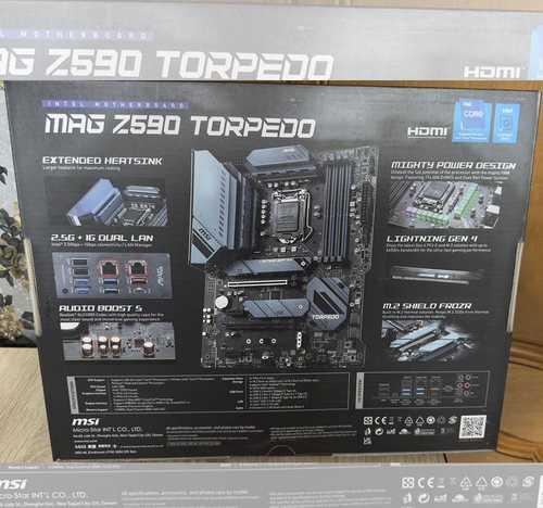 MSI MAG Z590Torpedo  проц i5 ddr4(16гб)  кулер гар