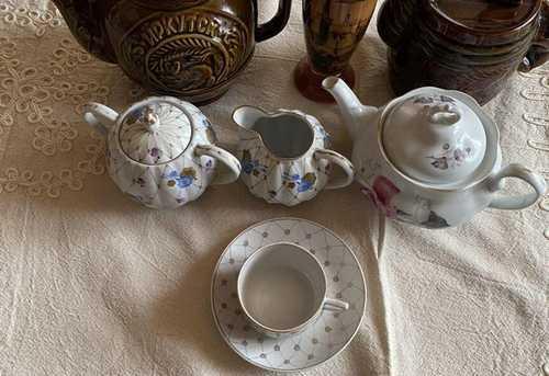 Чайники керамические и фарфоровые