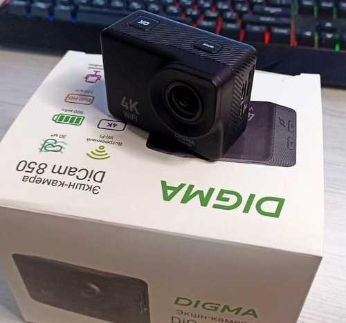 Экшн камера 4k Digma dicam 850