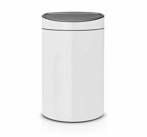Мусорный бак Brabantia Touch Bin, 40л, белый 114984
