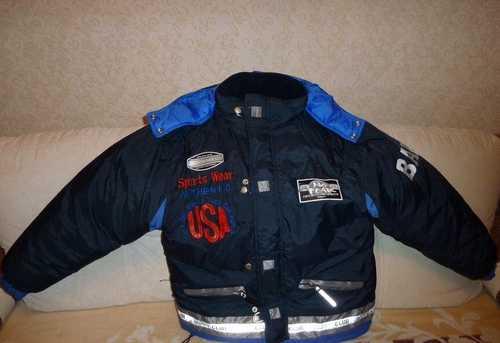 Куртка мужская б/у зимняя двусторонняя размер L