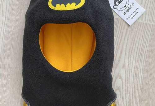 Зимняя шапка шлем балаклава 48 50 бэтмен