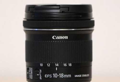 CanonEF-S 10-18mm f/4.5-5.6 IS STM