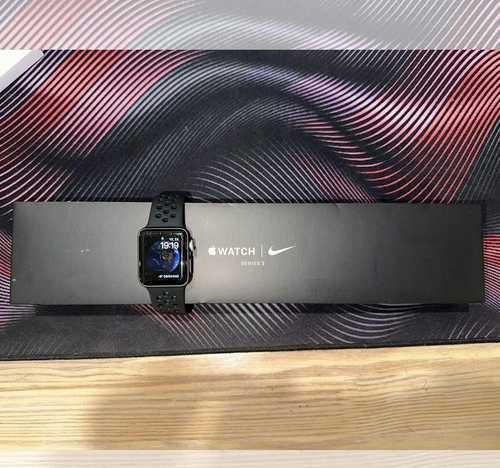 Часы apple watch nike 3 38 mm