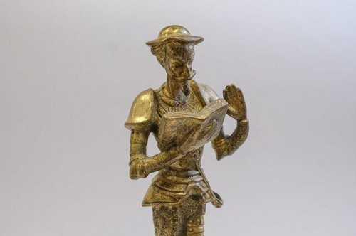 Дон Кихот статуэтка бронза яшма