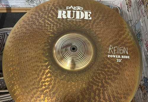 Paiste Rude Power Ride The Reign 22"