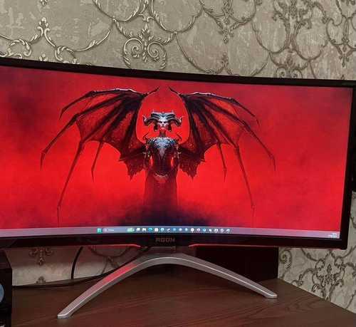 35" Монитор AOC agon AG352QCX, 2560x1080, 200 Гц