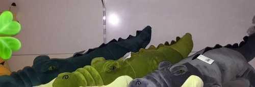 Крокодил игрушка подушка мягкая