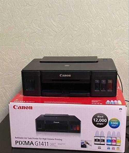 Принтер canon pixma G1411 струйный