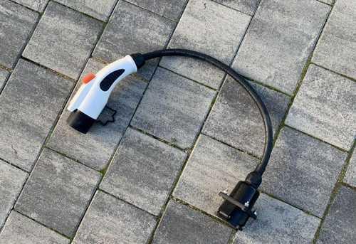 Переходник с j1772 (nissan leaf) на gb/t