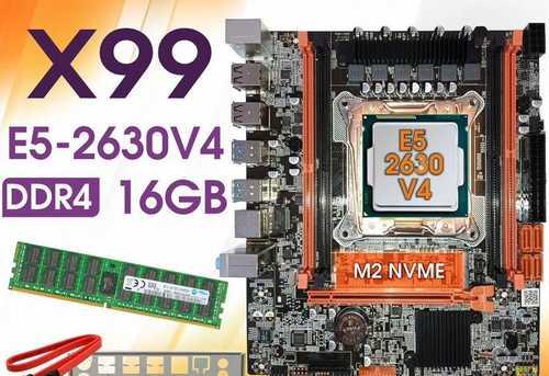 Игровой комплект x99 + 2630v4 + 16гб DDR4