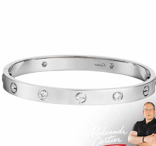 Браслет Cartier Love розовое золото 0.0007 мм