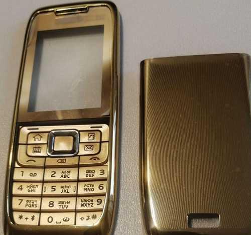 Передняя панель, клавиатура, крышка Nokia E51 gold