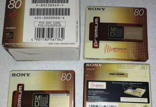 Минидиск MD (MiniDisc) TDK, Sony. запечатаны