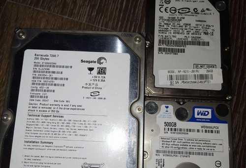 Жесткие диски hdd