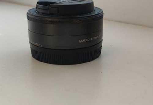 Canon EF-M 22mm f/2 STM, черный