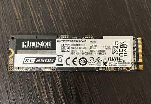 Kingston SSD KC2500, 1000GB, M.2 22x80mm