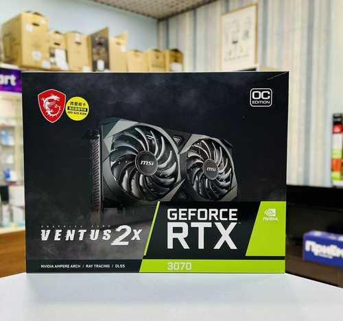 Видеокарта MSI GeForce RTX 3070 Ventus 2x Новая