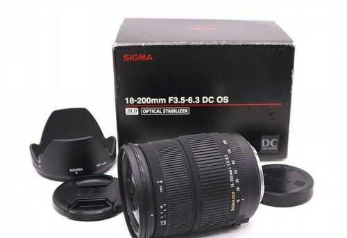 Sigma AF 18-200mm f/3.5-6.3 DC OS Canon EF-S в упа