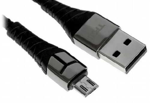 Кабель TFN USB-A - Micro-USB, черный, 1м
