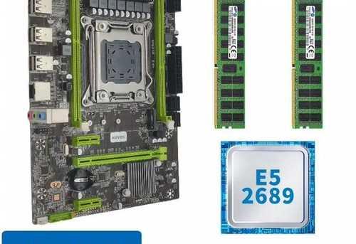 Комплект X79 lga 2011 Xeon 2689 8 ядер 16 Gb