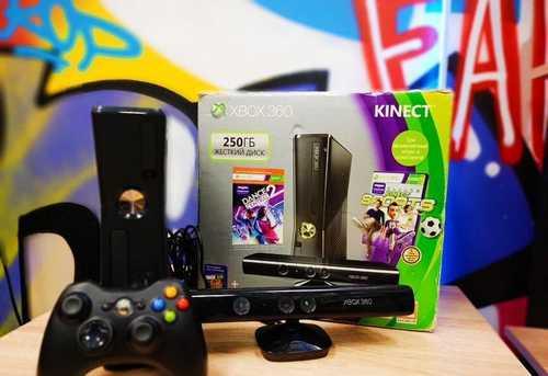 Игровая приставка - Xbox 360 с 1TB игр + Kinect