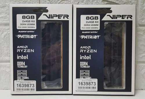 DDR4 8Gb (4Gbx2) 3000MHz Patriot PVB48G300C6K