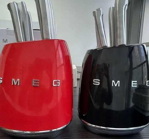 Комплект ножей Smeg (Смег) Черный