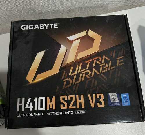 Коробка от материнской платы gigabyte h410m s2h v3