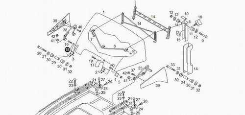 Качественный кожух спойлера ман