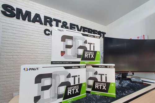 Видеокарта Palit dual RTX 3060 Ti 8GB Гарантия