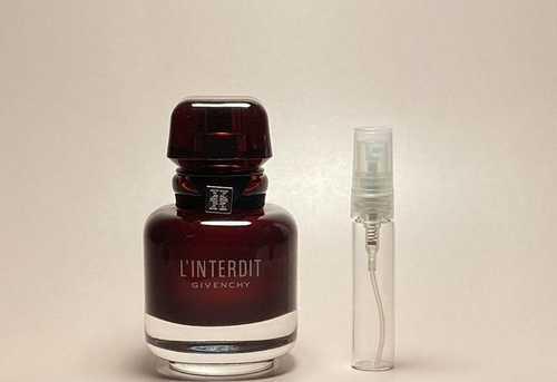 Givenchy linterdit rouge распив оригинал