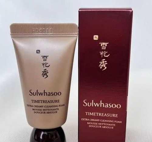 Sulwhasoo Timetreasure Extra Creamy Cleansing пенк