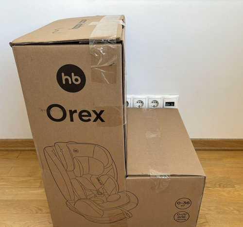 Автокресло Happy Baby orex isofix чёрный