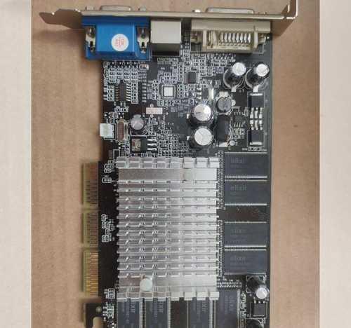 Видеокарта agp8x fx5200 128mb