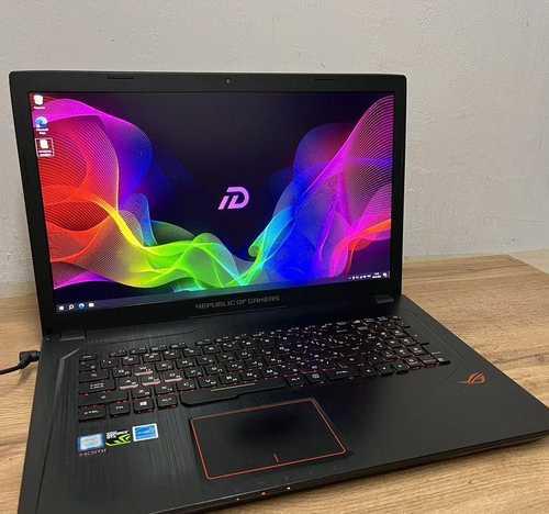 Игровой ноутбук Asus Rog strix 16gb i7 7700