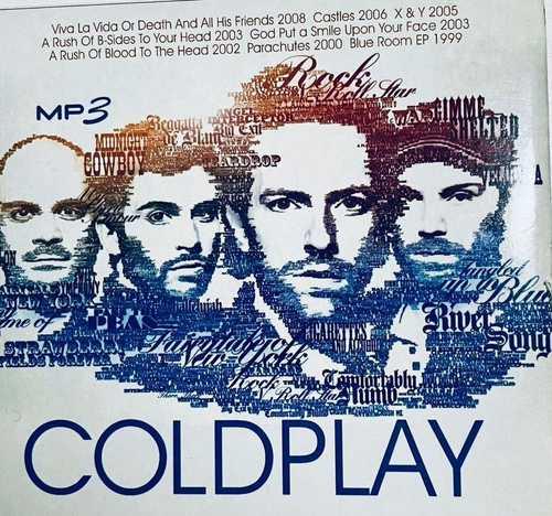 Coldplay MP3 CD-диск (1999-2008) лицензионный