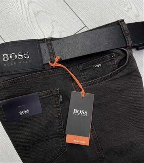 Мужские Оригинальные прямые джинсы hugo boss 2023