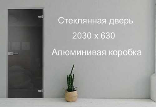 Стеклянная дверь grafit 2030 х 630