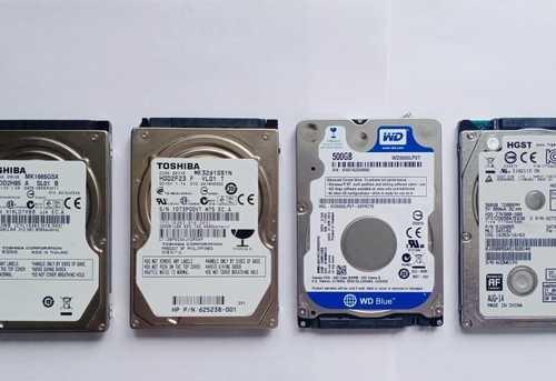 HDD для ноутбуков на 500Gb и другие