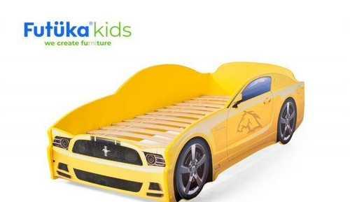 Кровать машина Mustang желтая (Новая)