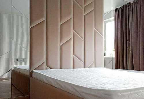 Мягкие стеновые панели и кровати