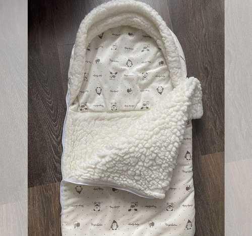 Конверт в коляску из овчины