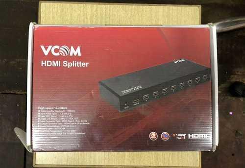 Hdmi splitter vcom 1x8