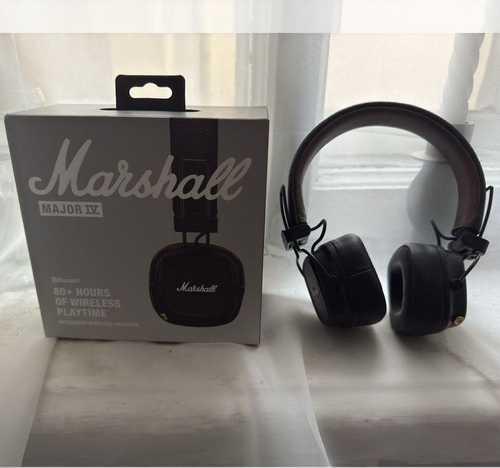 Наушники marshall major 4 коричневые