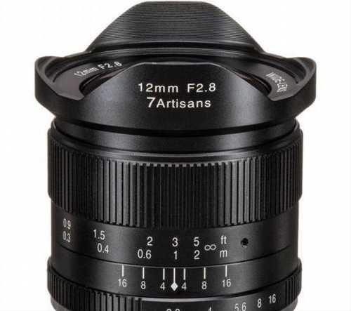 Объектив 7Artisans 12mm f/2.8 Sony E