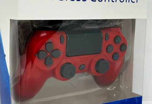 Джойстик Sony Playstation 4 беспроводной красный