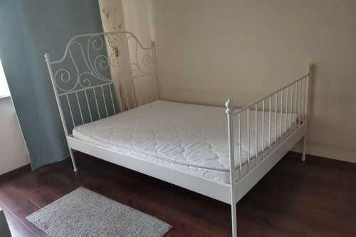 Кровать IKEA лейрвик 140*200