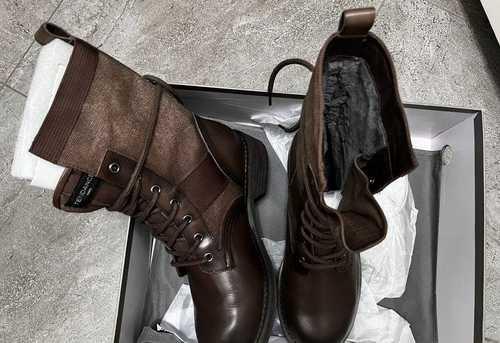Новые ботинки Tendance. Нат. кожа, мех