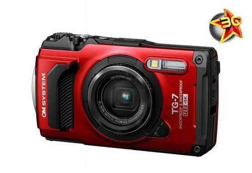 Фотоаппарат Olympus Tough TG-7 Red